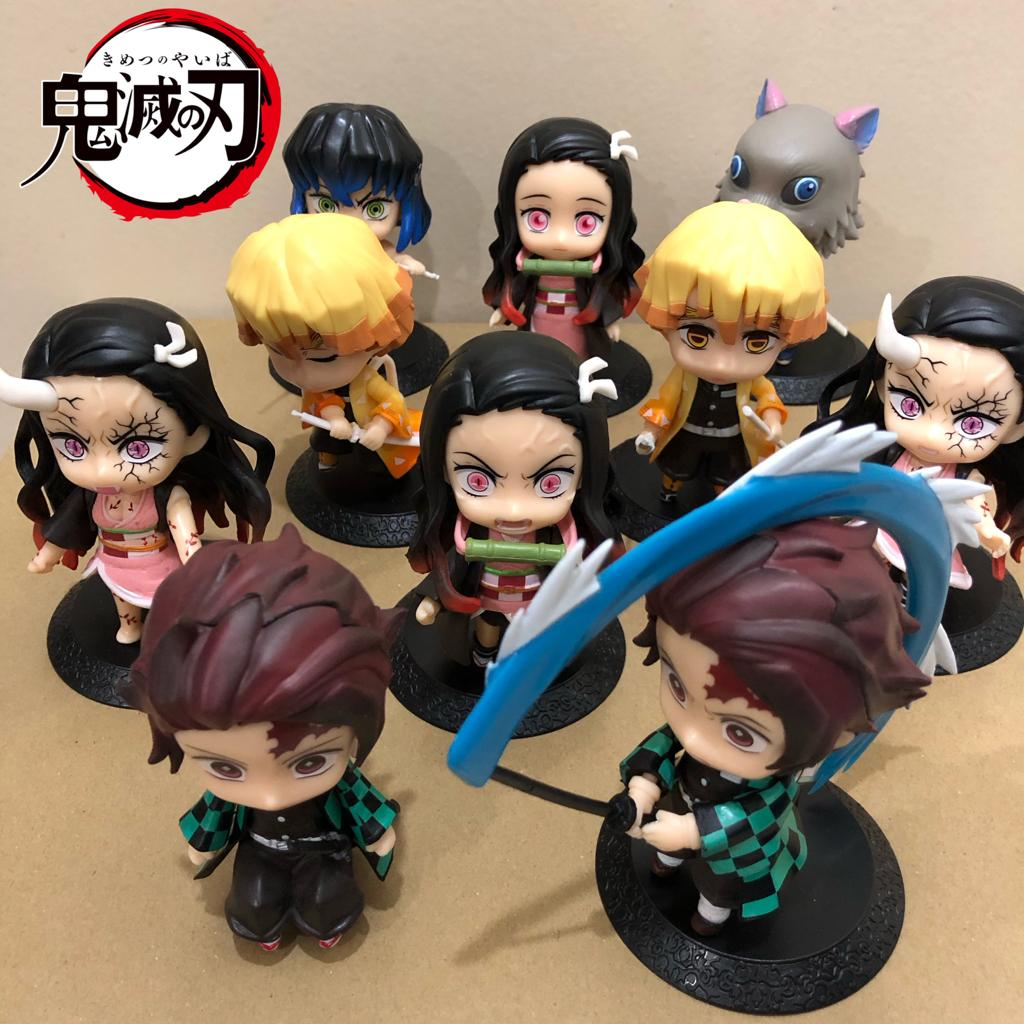 Demon Slayer: Kimetsu no Yaiba Tanjiro Nezuko Zenitsu Inosuke Mini ...