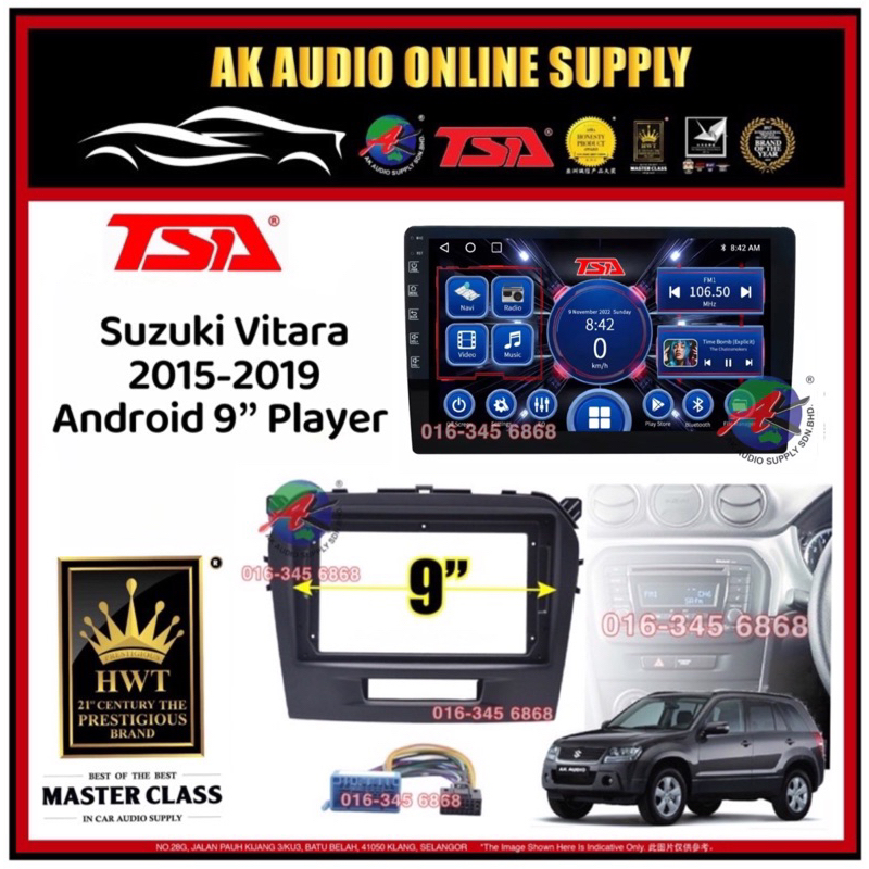 [ MTK 2+32GB ] TSA Suzuki Vitara 2015 - 2019 Android 9'' inch Car ...
