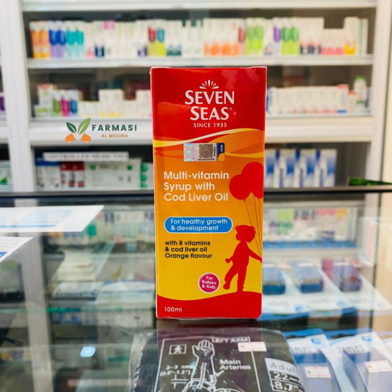 🌿 | Seven Seas® MULTI-VITAMIN SYRUP with COD LIVER OIL 100ml ( Babies ...