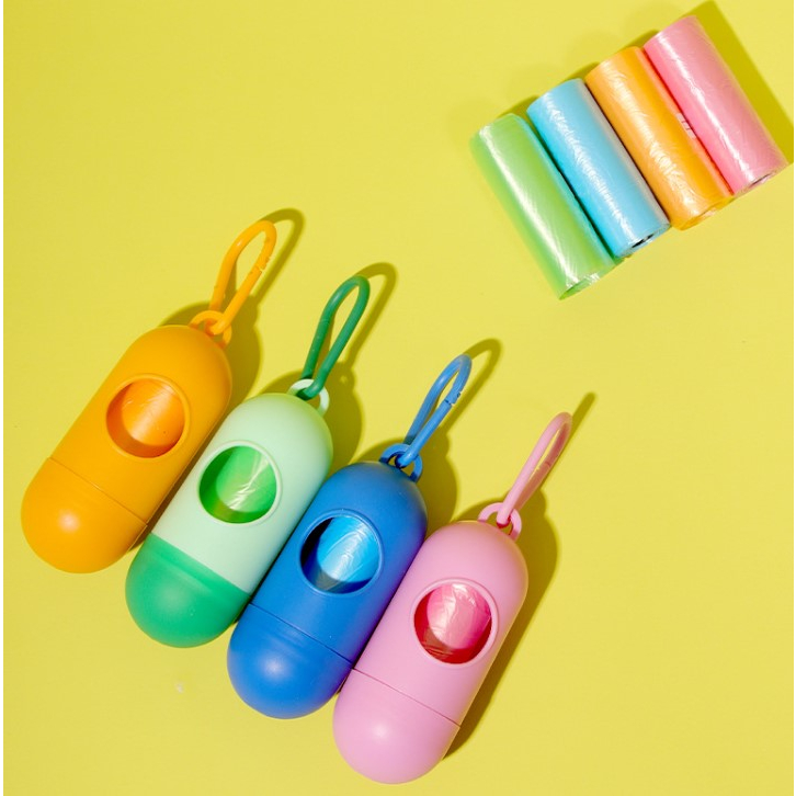 [Ready Stock] Dispoable Poop Plastic Bag & Capsule Litter Bag 宠物垃圾袋 ...