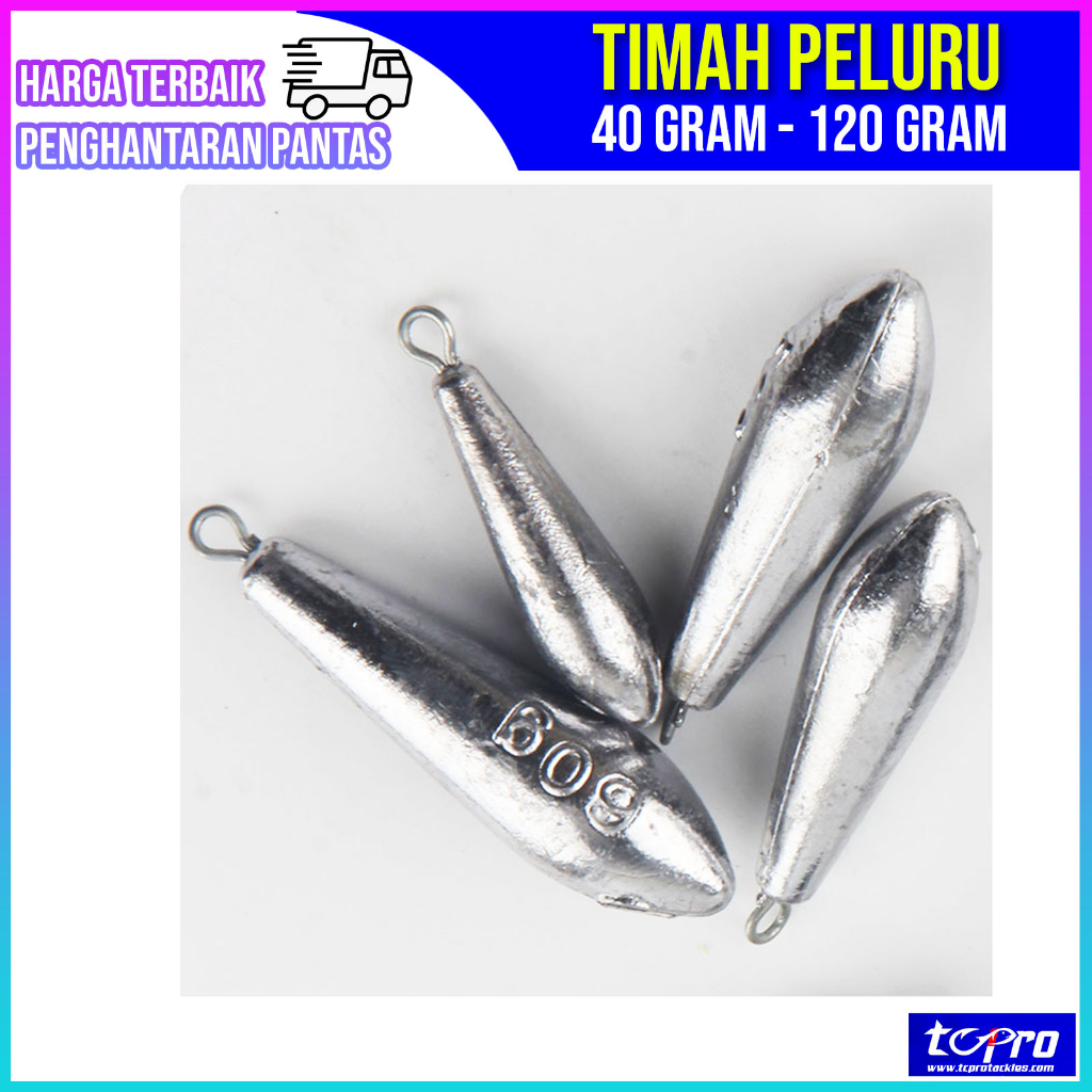 Bullet Raindrop Lead Sinker Timah Peluru Willow Leaf Lead Pendant ...