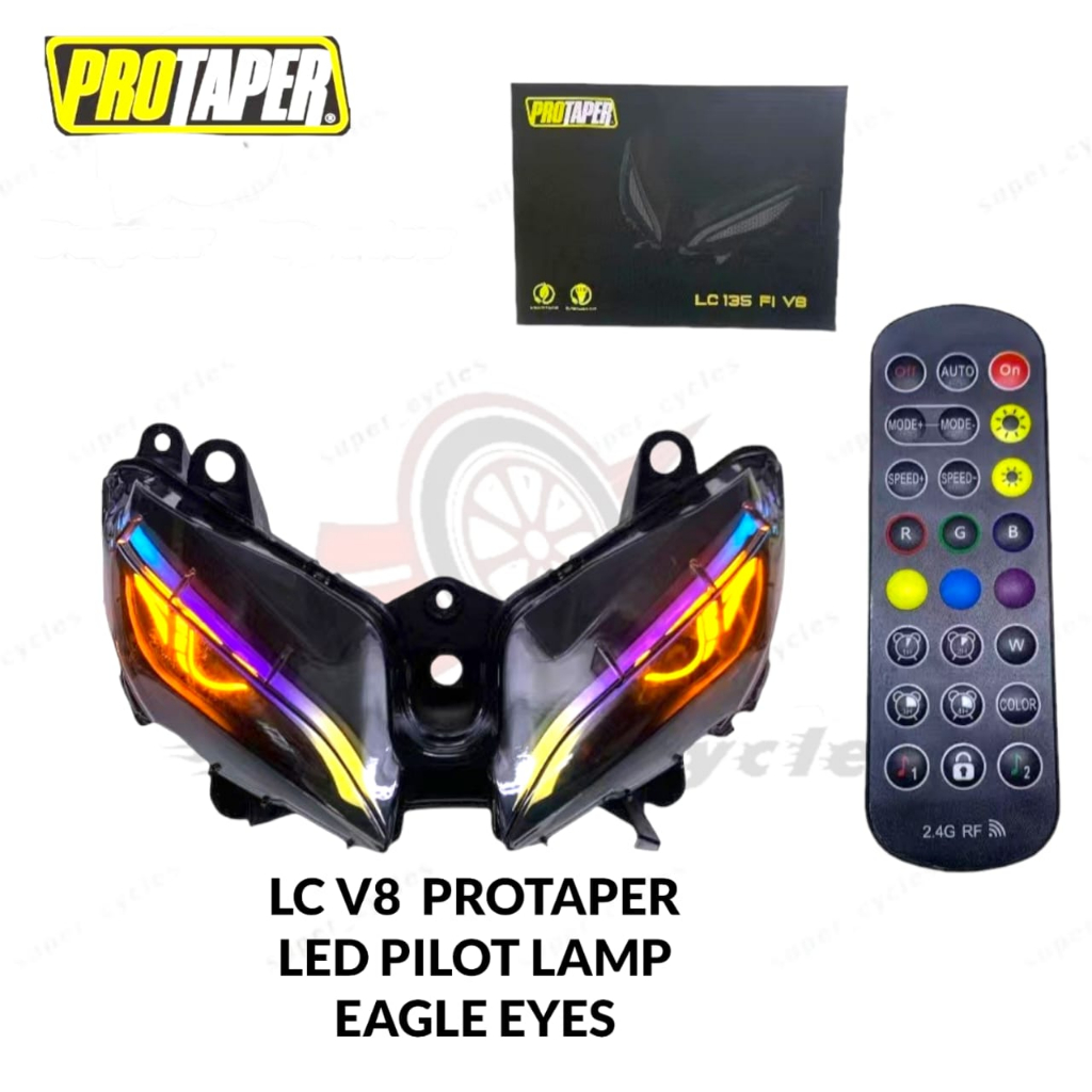 PROTAPER LC135 V8 LED PILOT LAMP TAIL LAMP RAINBOW EAGLE EYES LC V8 ...