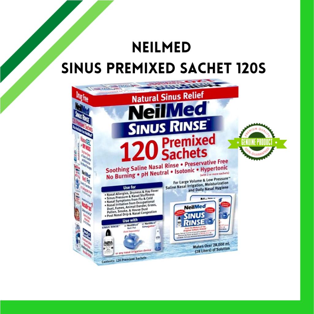 NEILMED SINUS PREMIXED SACHET 120S | Shopee Malaysia