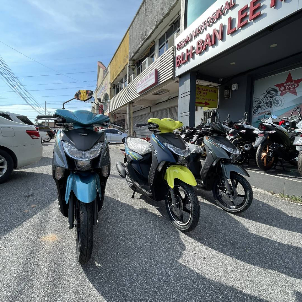 READY STOCK } YAMAHA EGO GEAR 2023 YELLOW / CYAN / ARMY GREEN | Shopee ...