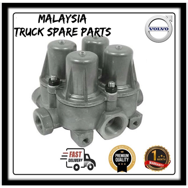 AE4170 FOUR CIRCUIT VALVE 5HOLE VOLVO SCANIA | Shopee Malaysia