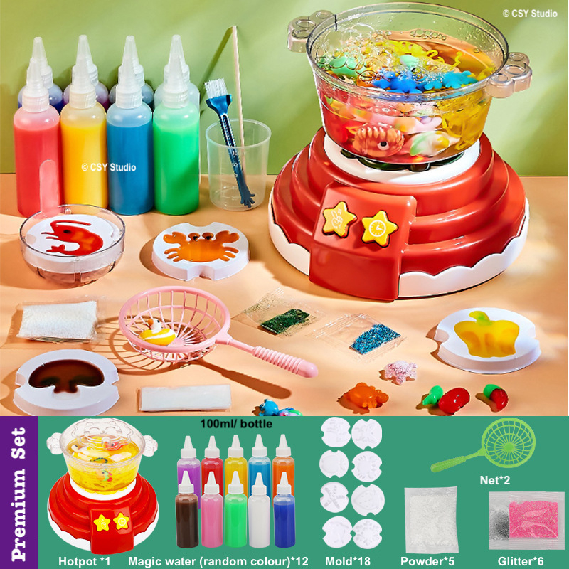 Diy Toys Magic Water Elf Jelly Water Scape Mainan Diy Sea Creatures Toy ...