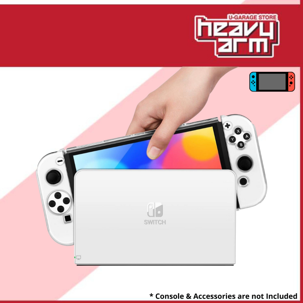 Switch OLED Dockable Protective Case | Switch OLED Crystal Case (Third ...