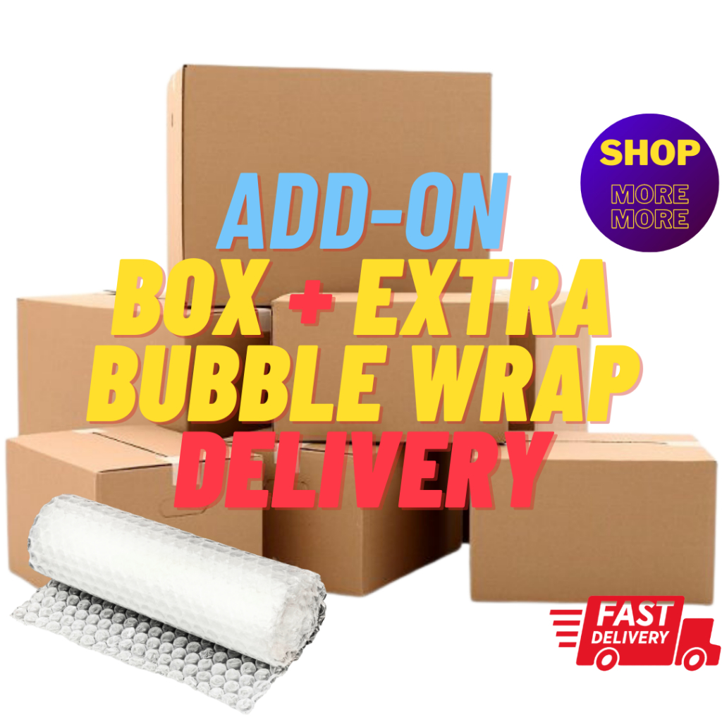 Add-ON Extra Box Packing 📦 + Extra Bubble Wrap for Safe Courier ...