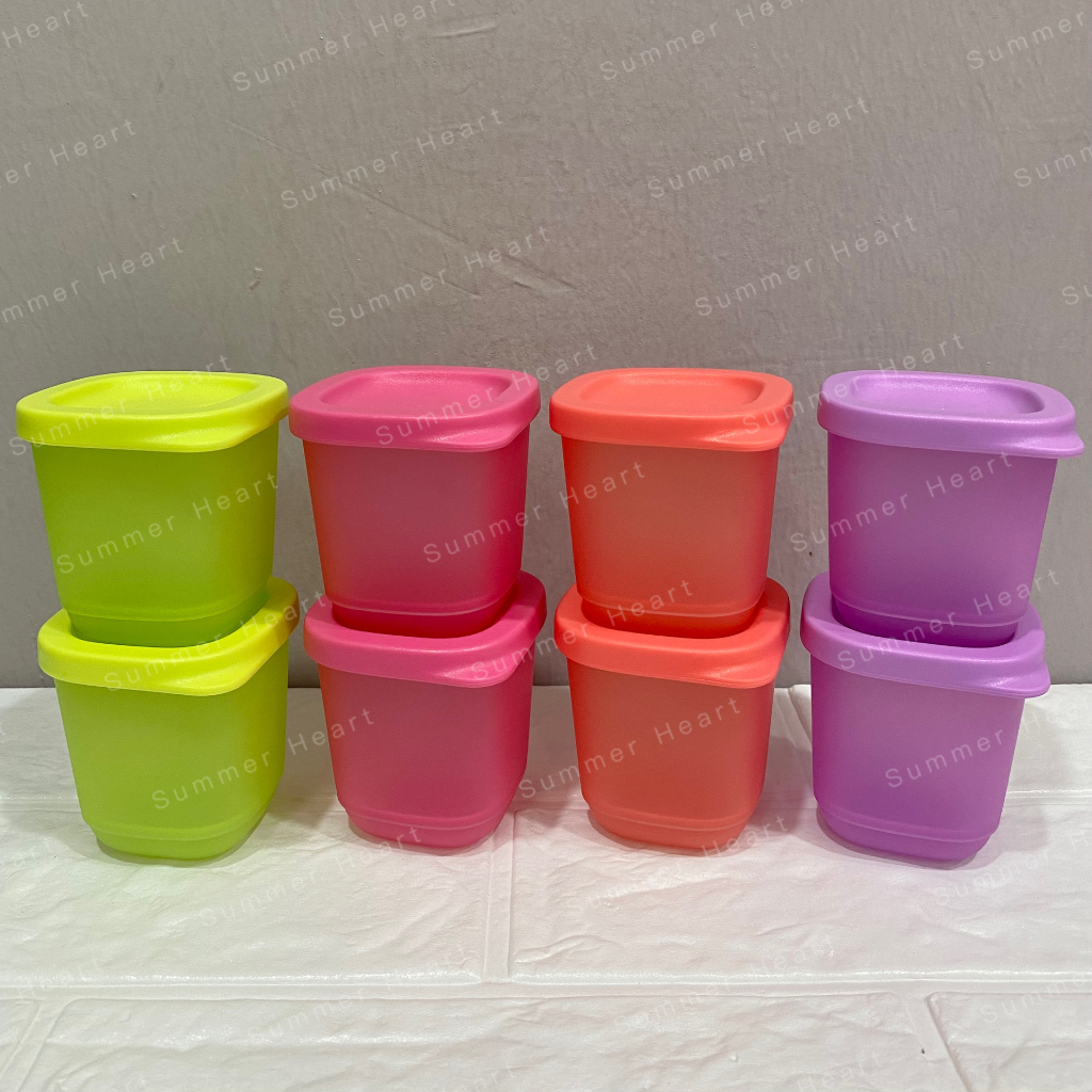 Tupperware Cubix Mini Square 110ml -1PC | Shopee Malaysia
