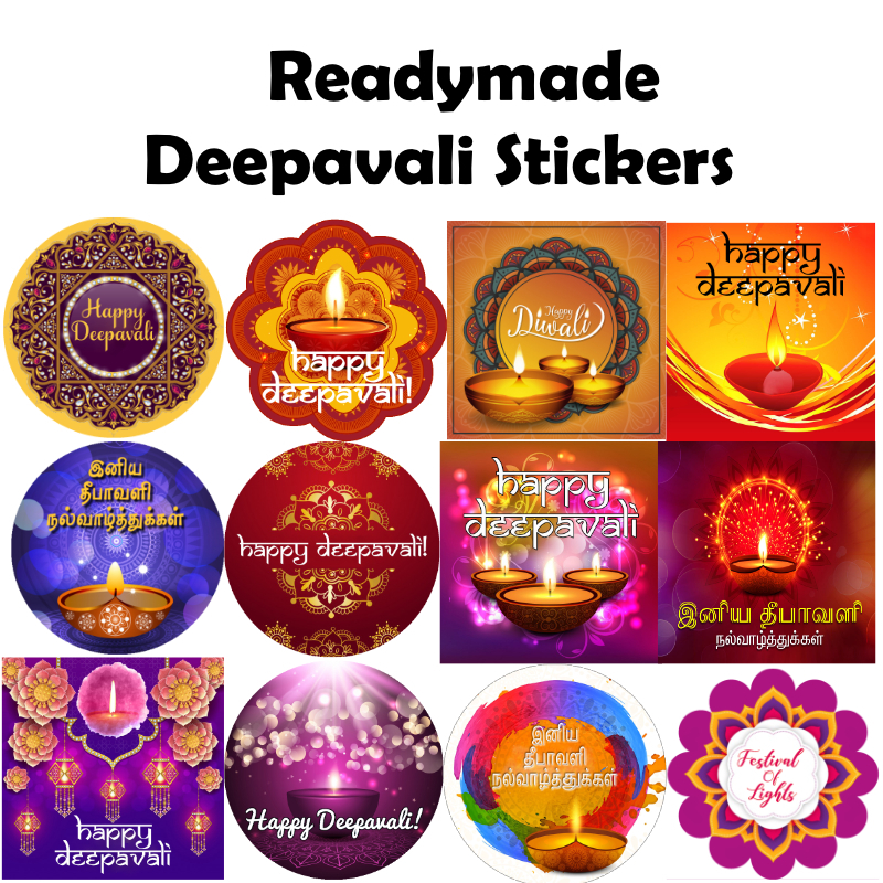 🪔 Sticker Deepavali / Readymade Stickers | Shopee Malaysia
