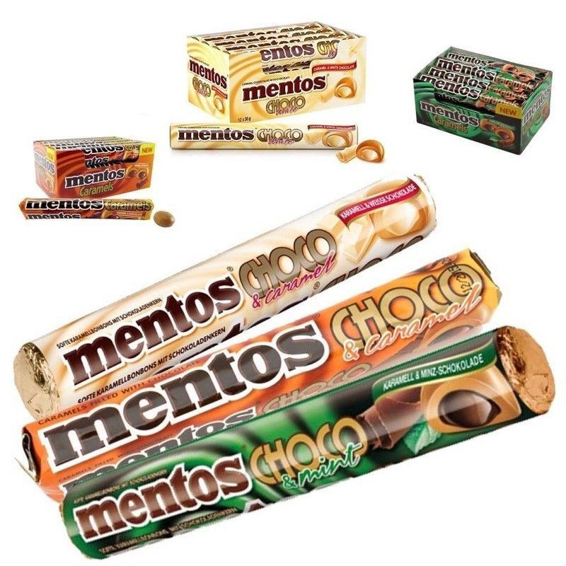 Mentos Caramels Chew 18 Rolls X 37g (1 Box) Original / White / Mint - NEW & READY STOCKS ...