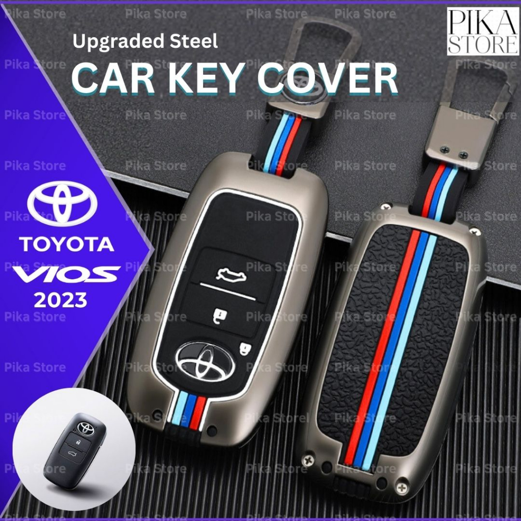 Toyota Vios 2023 Key Cover Car Steel Case Cover Kunci Toyota Vios Key ...