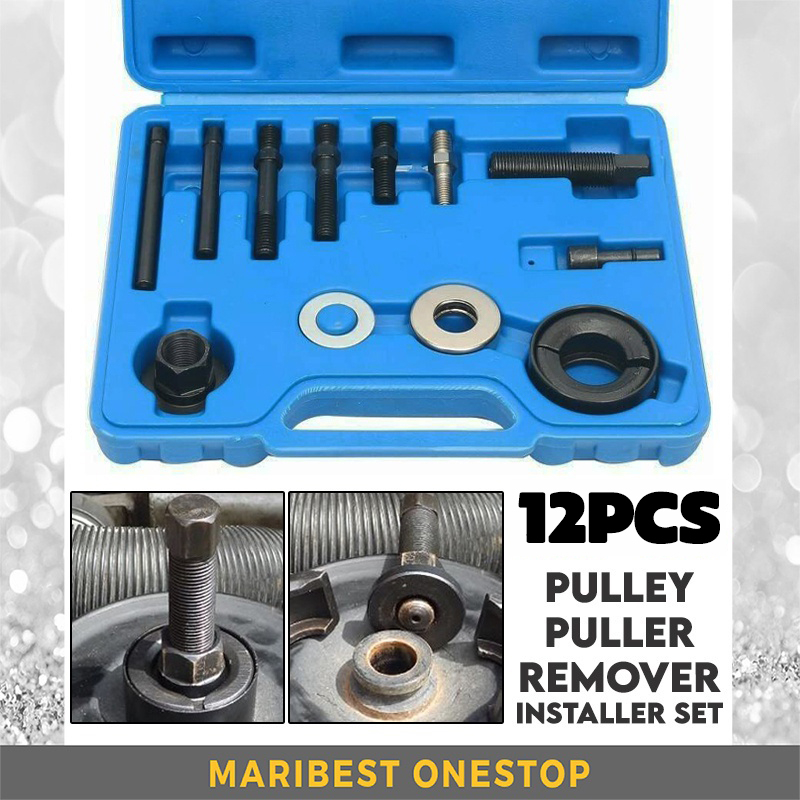 12PCS Car Power Steering Alternator Pump Pulley Puller Remover ...