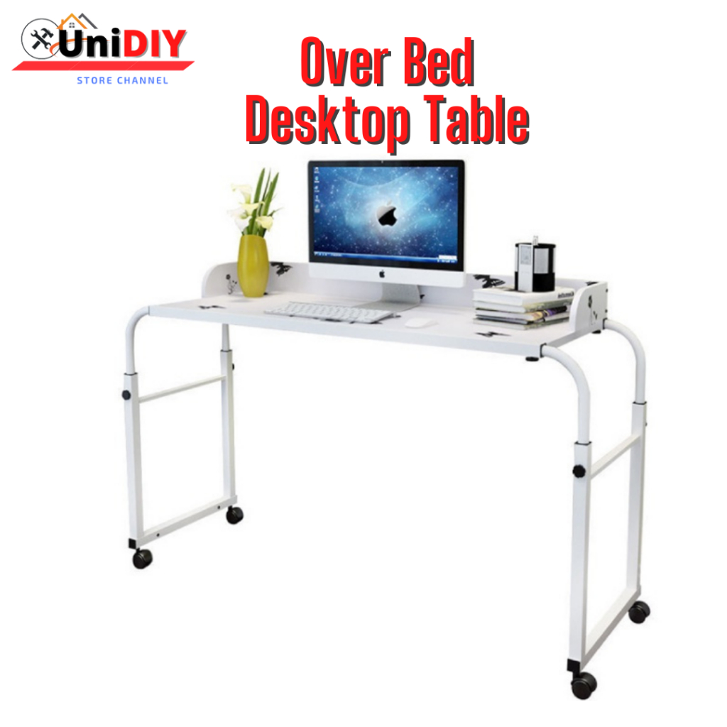 Unidiy Bed Table Lazy Over Bedside Table Computer Desk Bed Writing Desk ...