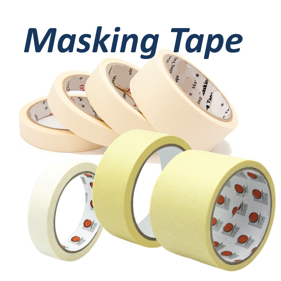 Premium Masking Tape 18mm 24mm 36mm 48mm X 18 Yards | Shopee Malaysia