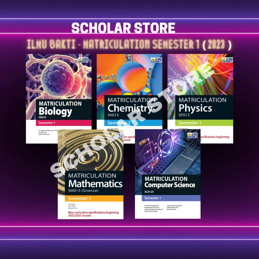 [SCHOLARSTORE] MATRICULATION/MATRIKULASI SEMESTER 1 (ILMU BAKTI) 2022 ...