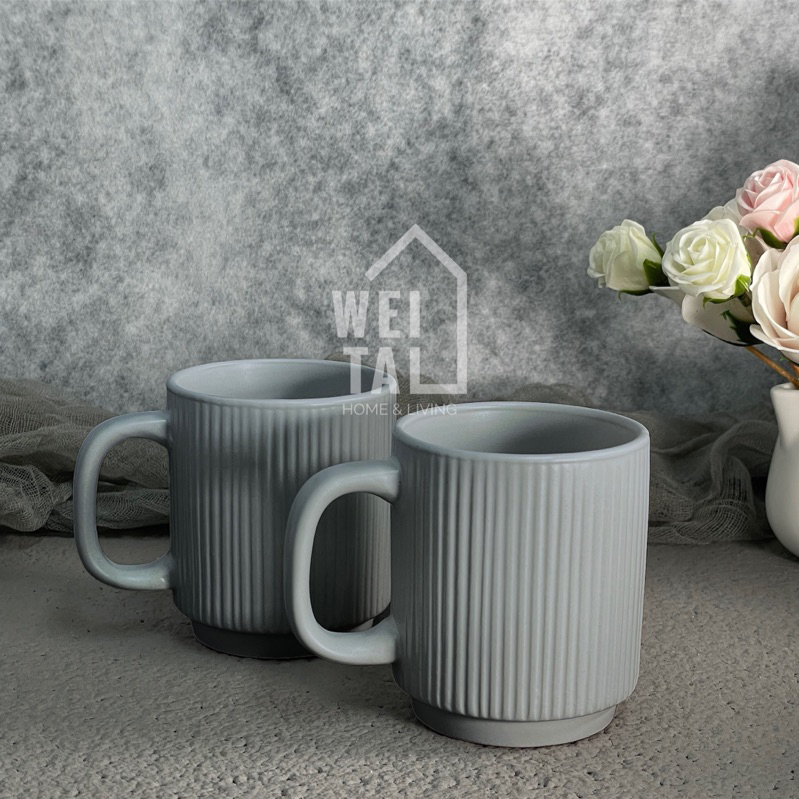 2pcs Mug Ins Style Nordic Style Mug Office Mug Ceramic Matte Color Cup ...