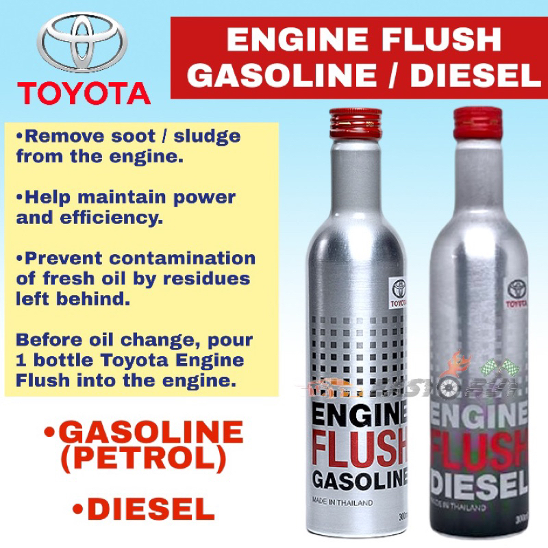 💯% ORIGINAL Toyota Engine Flush Gasoline (Petrol) / Diesel Engine Flushing (300ML) 08814-80061 ...