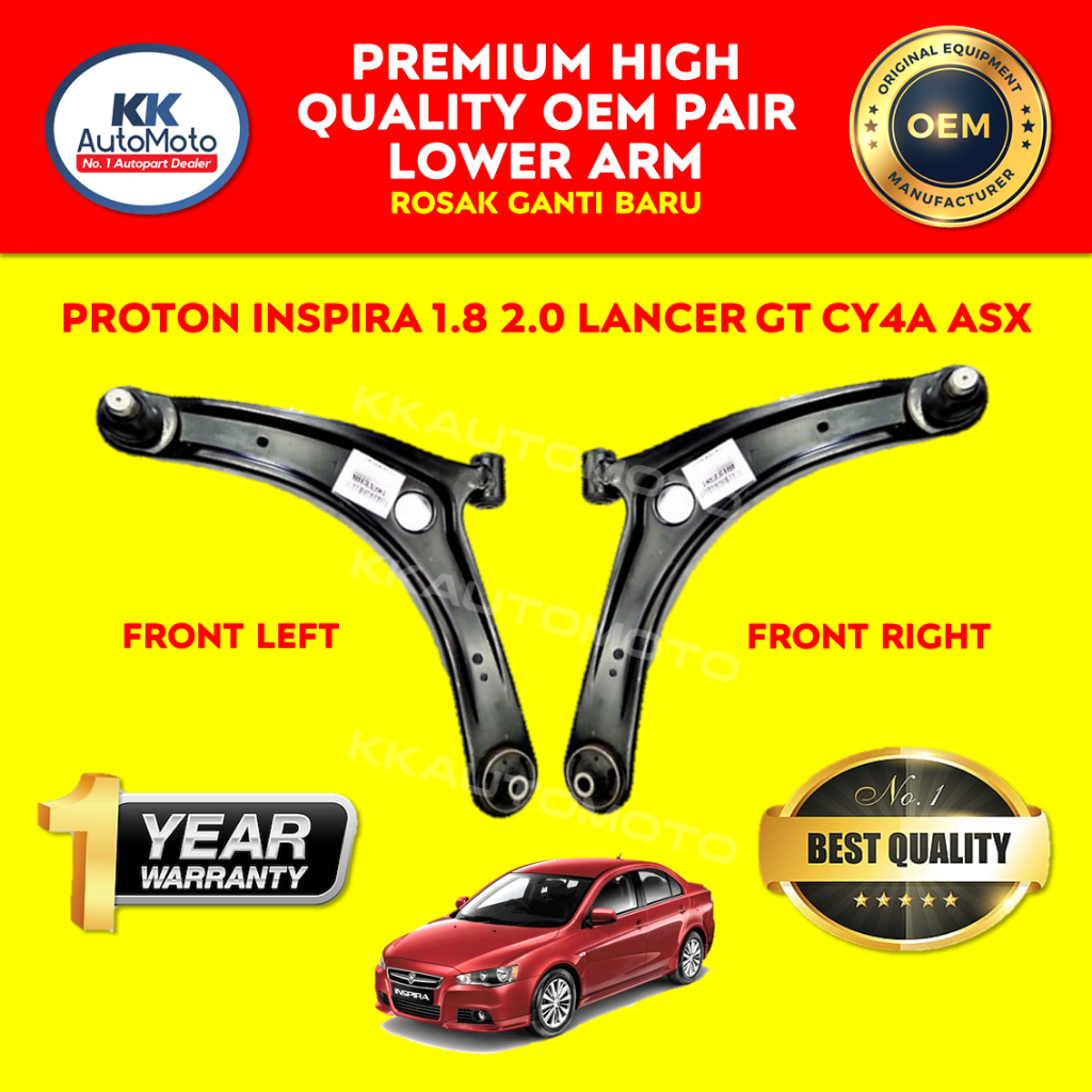 Proton Inspira Lancer GT CY4A 1.8 2.0 Sepasang Front High Quality OEM ...