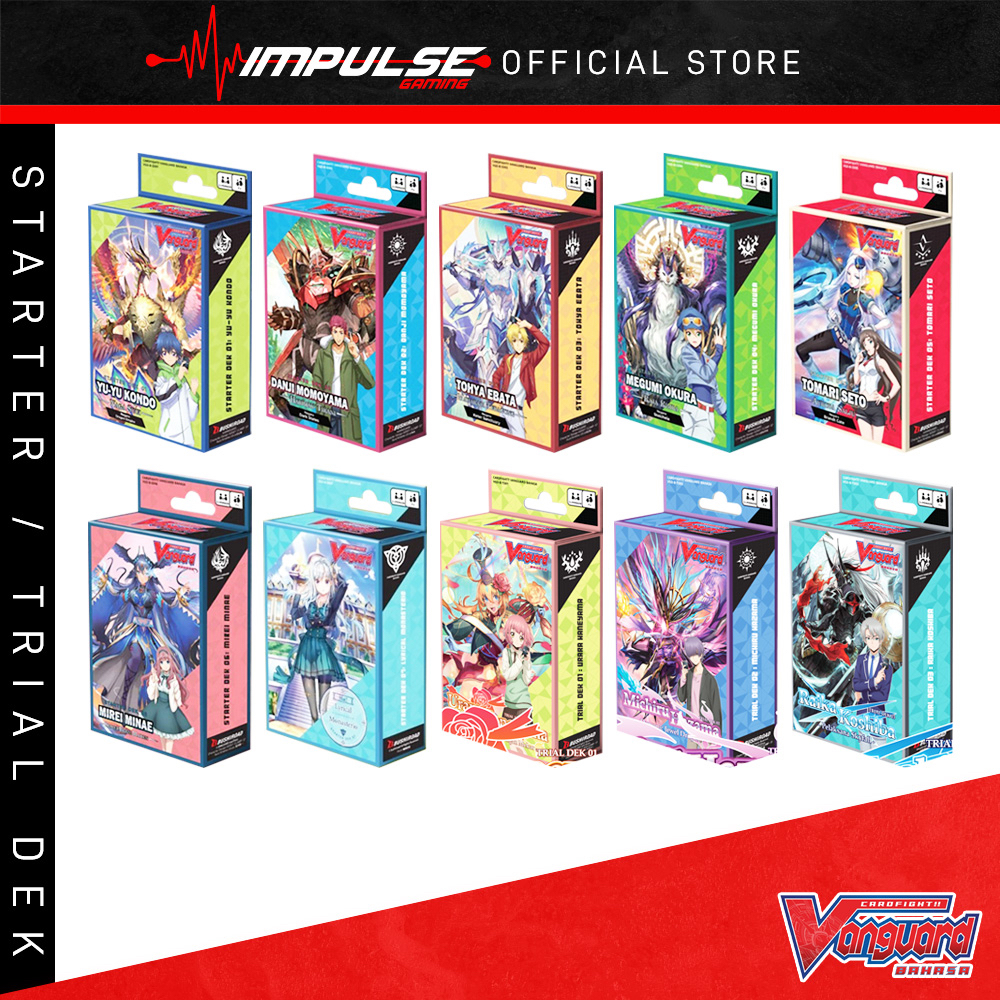 Cardfight!! Vanguard Bahasa overDress Starter Dek / Trial Dek (SD01, SD02, SD03, SD04, SD05 ...