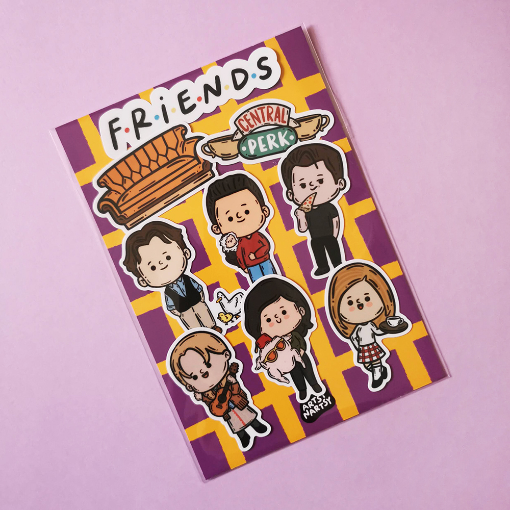 Waterproof/Vinyl Sticker Pack - Friends TV Show | Shopee Malaysia