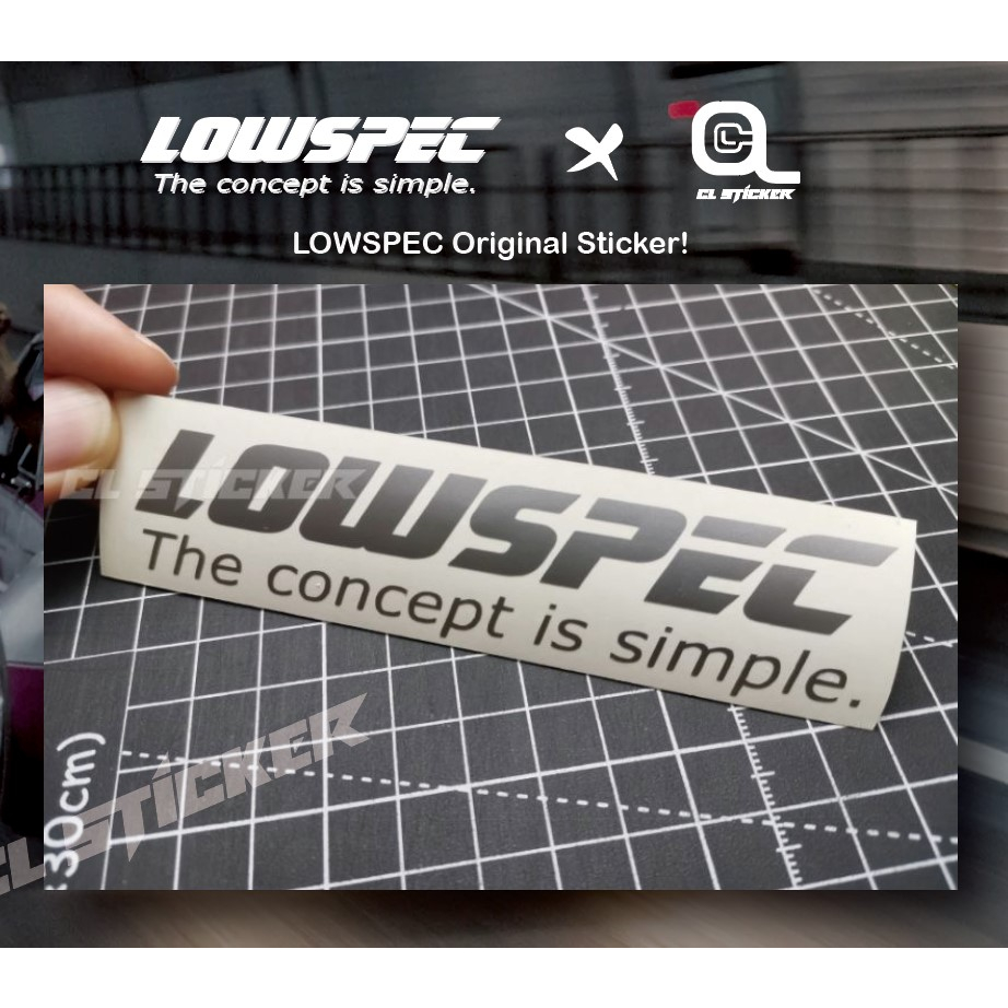 Low Spec Logo Cutting Vinly Sticker | Shopee Malaysia