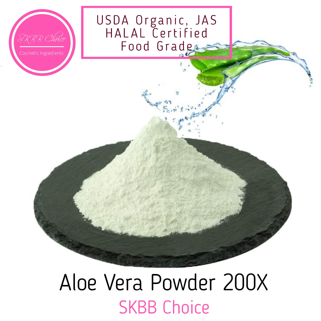 Aloe Vera Powder 200X/ Cosmetic Active Ingredient/ USDA Organic, JAS ...