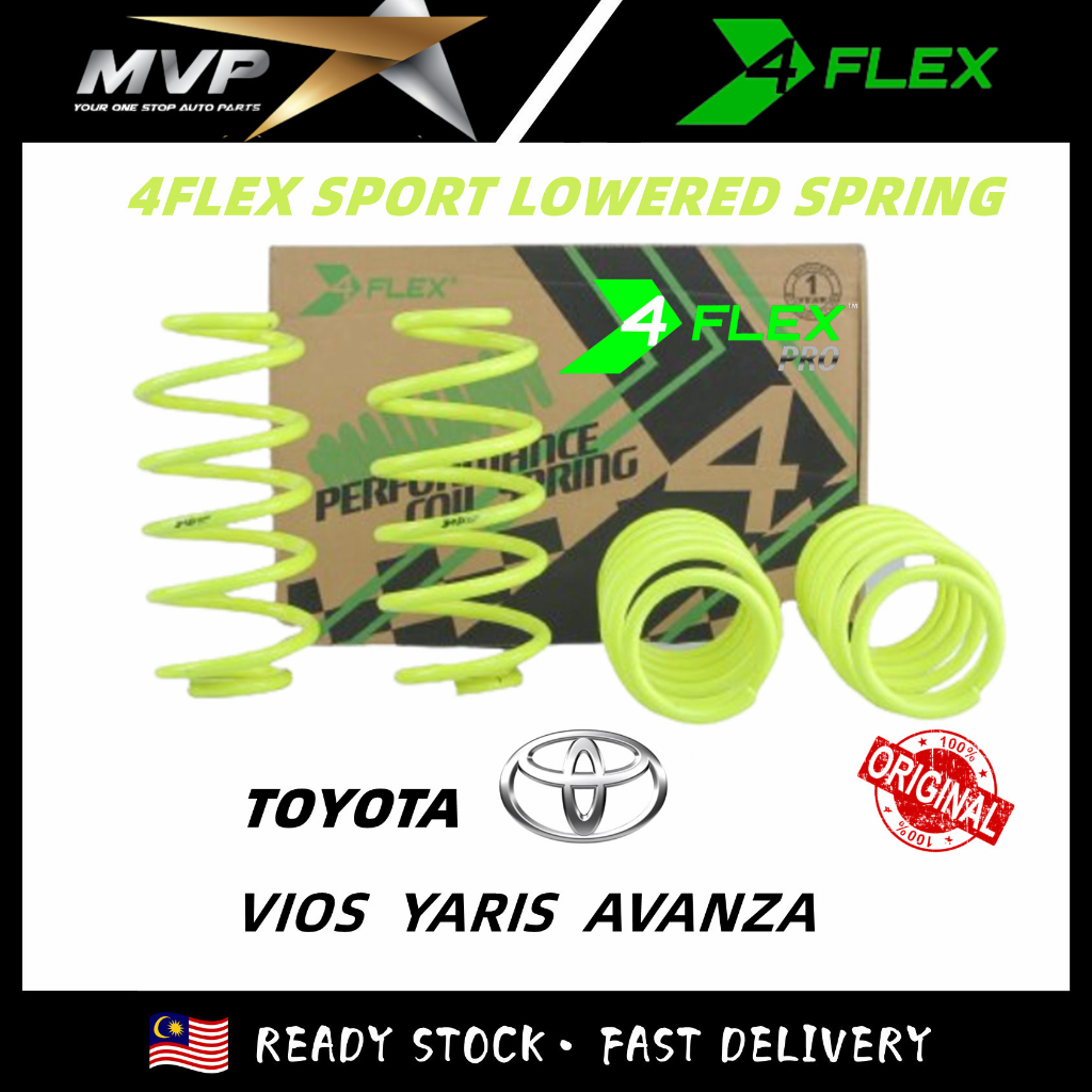 4Flex Sport Spring Lowered Original Toyota Avanza Yaris XP152 Vios ...