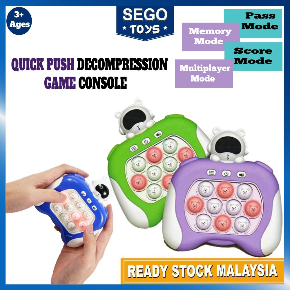 Quick Push Game Console Pop It Electronic Speed Educational Toys Kids ...