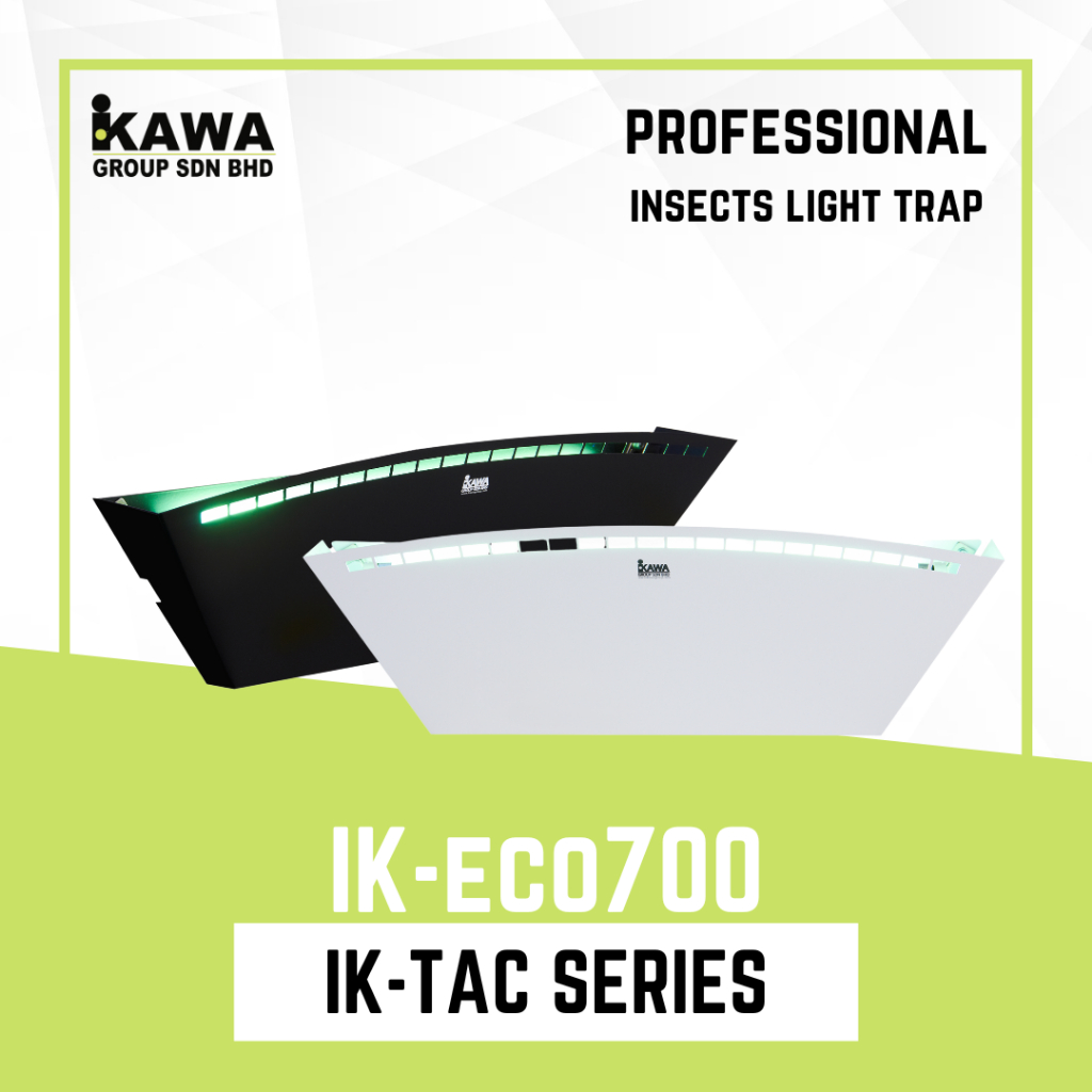 IKAWA PRO IK-ECO-700 Sticky UV Light Trap/Fly Killer/Flying Insect Trap/Perangkap Lalat + 1PC ...