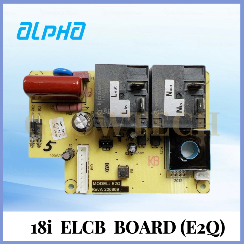 [ORIGINAL] ALPHA Water Heater SMART 18i ELCB Board / E2Q (E2G) ELCB ...