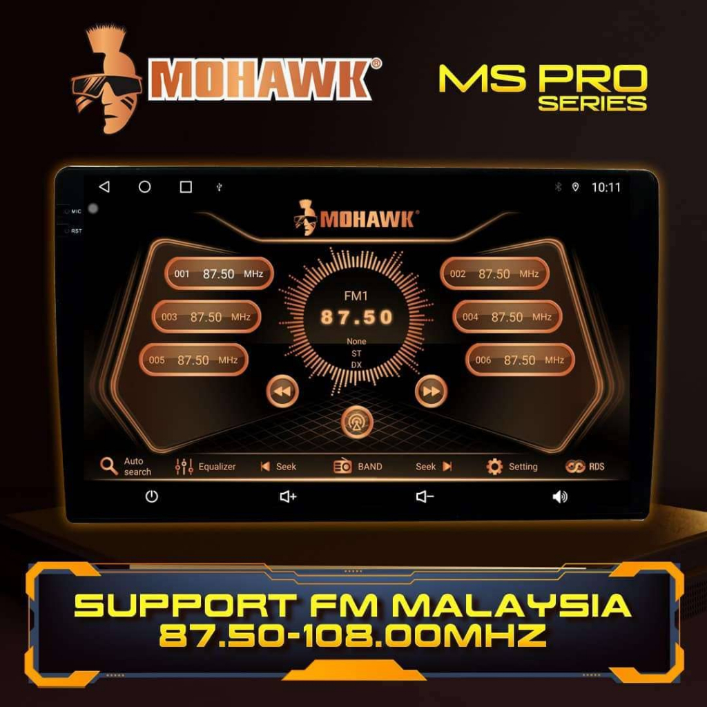 100% Original MOHAWK 8+256 PRO Series Android Player 2K Proton Perodua ...