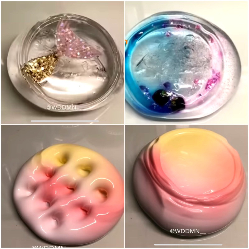 港式史莱姆系列 超好玩 晕染起泡胶冰山泥slime | Shopee Malaysia
