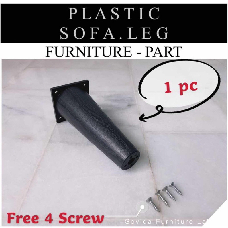 【Ready Stock】Plastic Sofa Leg/Divan Leg/Cabinet Leg/Furniture Leg ...