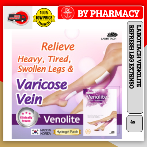 LABOTTACH VENOLITE REFRESH LEG EXTENSO [4 SHEETS/ BOX ] leg masks for ...