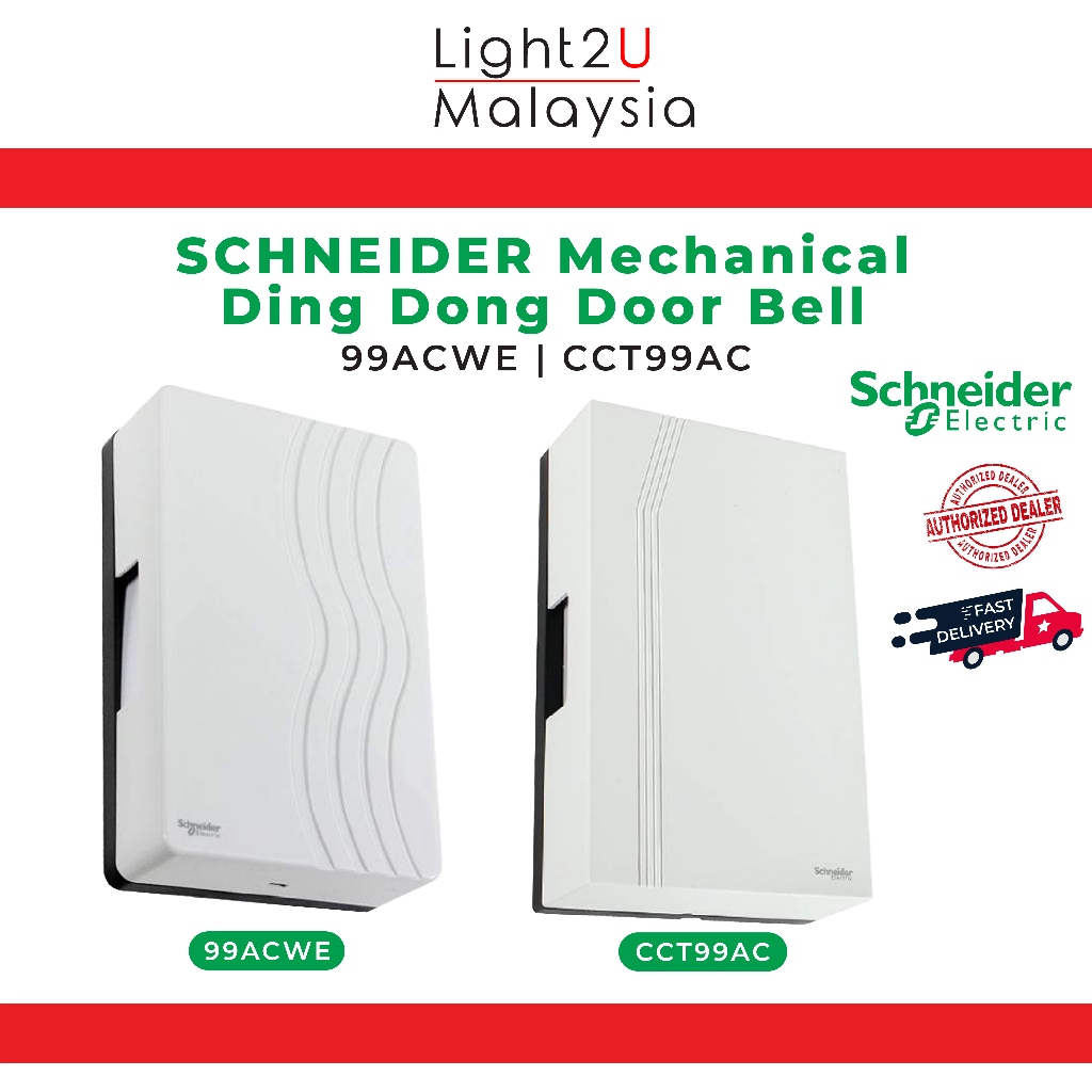 Schneider Mechanical Ding Dong DoorBell Chime 99ACWE / CCT99AC ...
