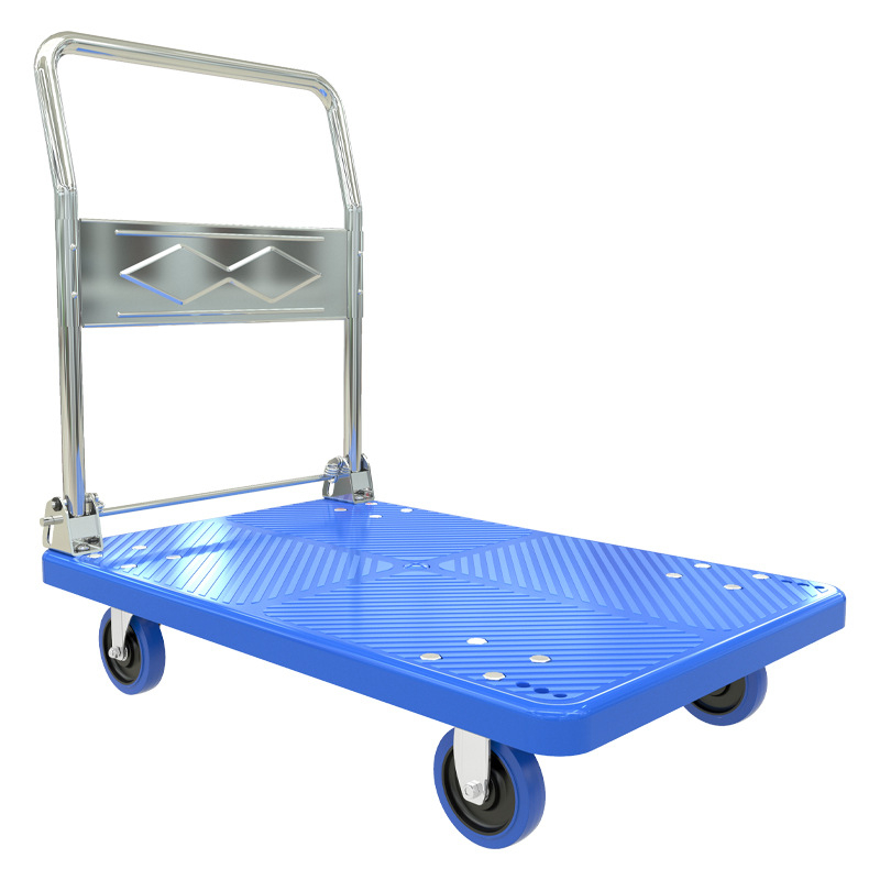 Heavy Duty Trolley Portable Hand Truck Trolley Iron PVC Foldable Load ...