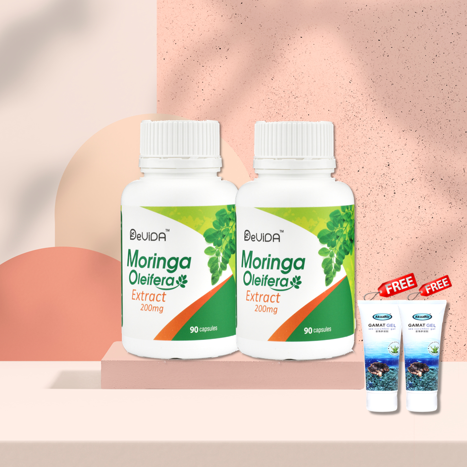 Devida-Moringa Oleifera Standardized Extract (90 Capsules) | Shopee ...