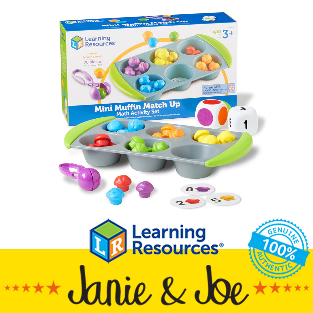 Learning Resources Mini Muffin Match Up Math Activity Set | Shopee Malaysia