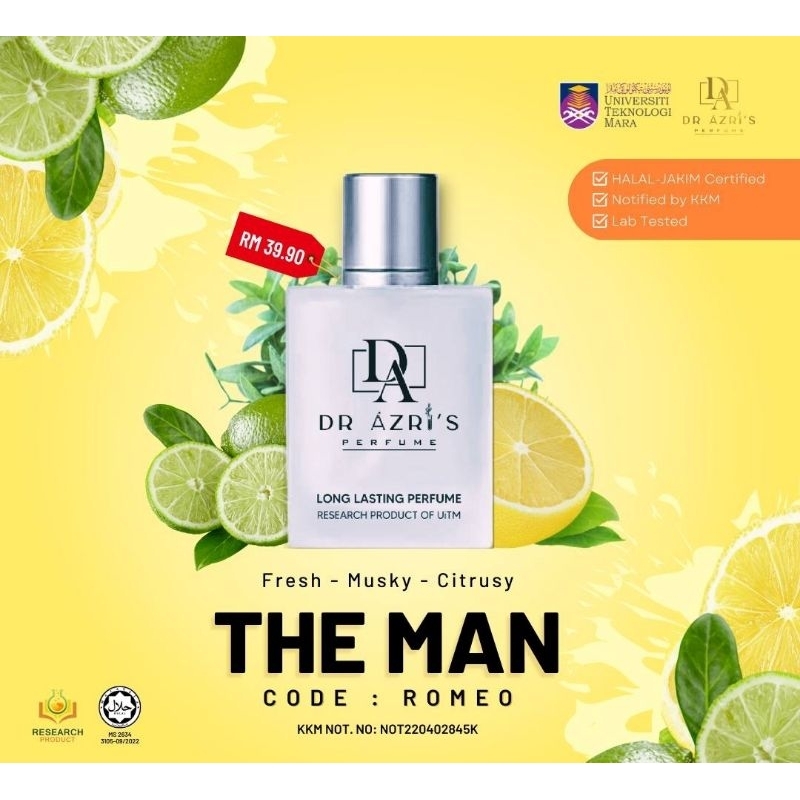 Dr Azri's Perfume [KKM/MOH & HALAL JAKIM & HALAL-GMP] | Shopee Malaysia