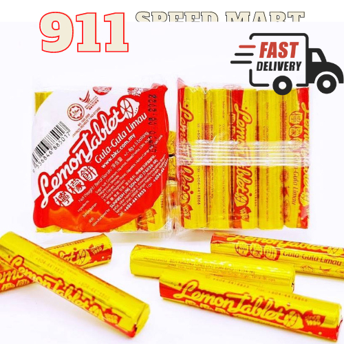 [911] BKC Lemon Tablets Candy 8gm x 5stick | Shopee Malaysia