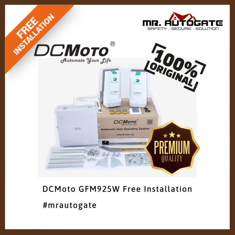 Mr. AutoGate DCMoto GFM925W Hybrid Auto Gate Free Installation | Shopee ...