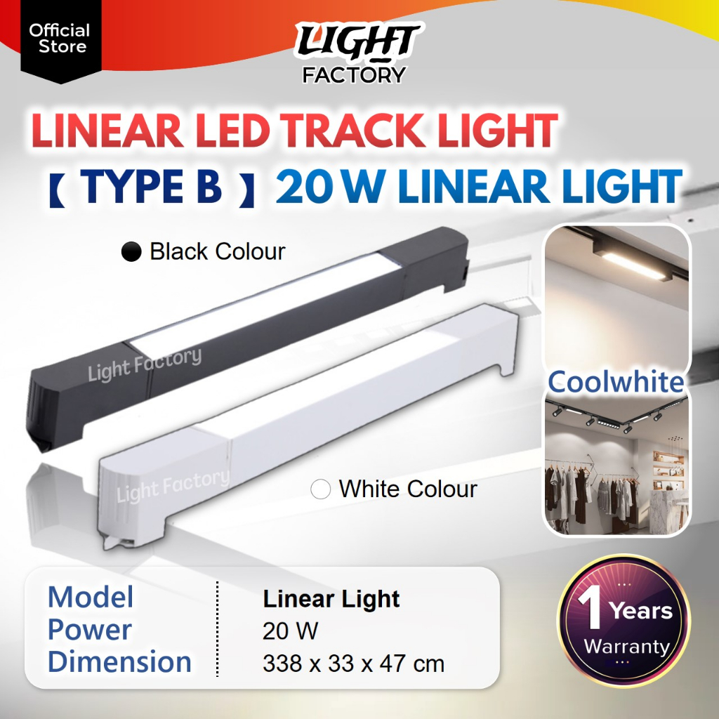 🔥NEW🔥Linear Led Track Light 10W 20W 30W Spotlight LED 1 Meter Track ...