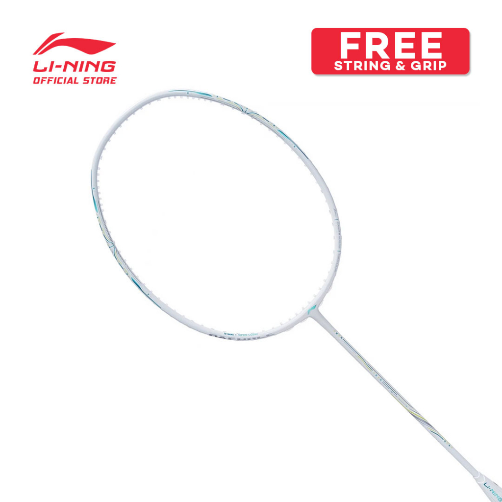 LI-NING AXFORCE 60 BADMINTON RACQUET - WHITE - AYPT053-2/AYPT055-2 ...