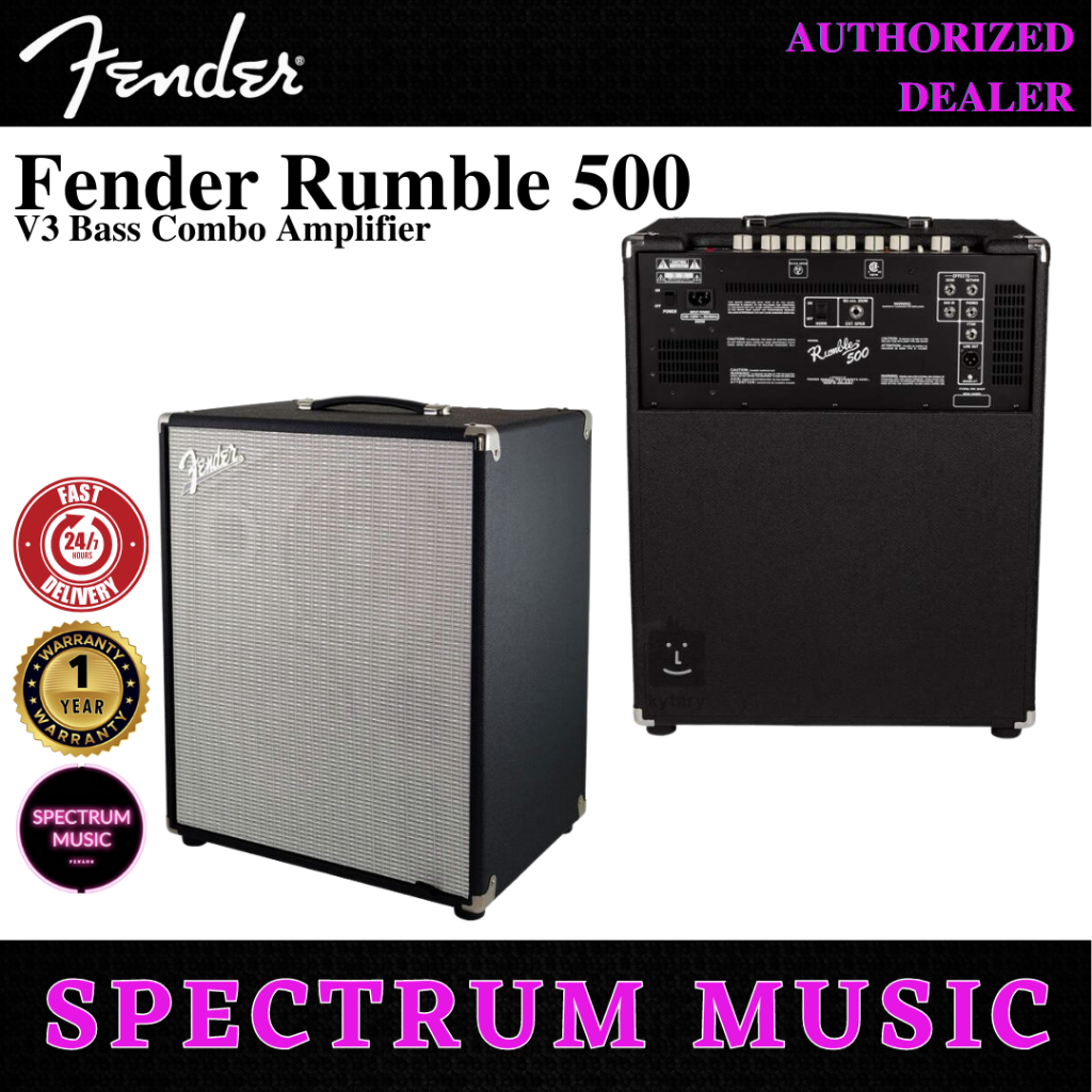 Fender Rumble 500 V3 Bass Combo Amplifier | Shopee Malaysia
