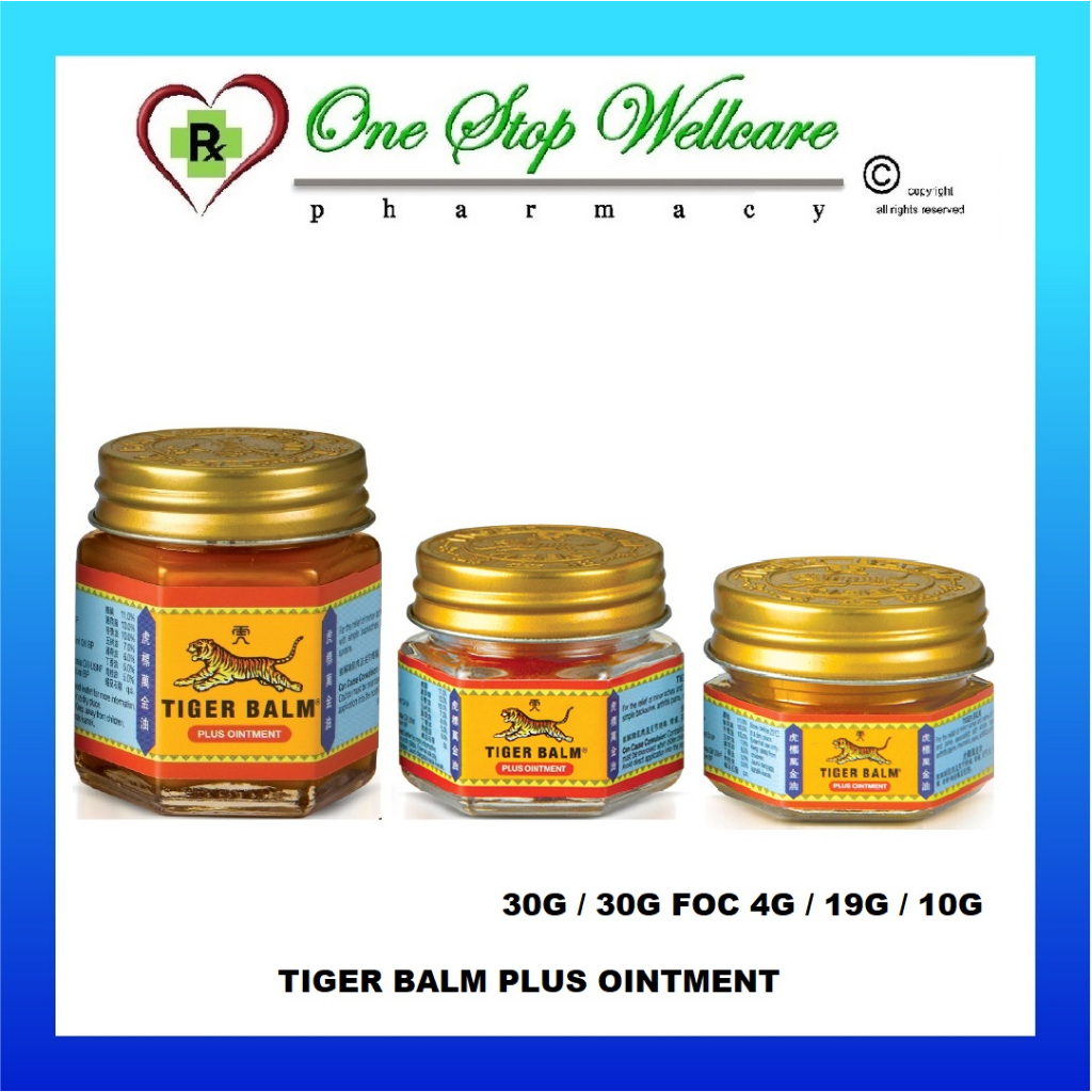 TIGER BALM PLUS OINTMENT 10G / 30G / 30G FOC 4G / 19G | Shopee Malaysia