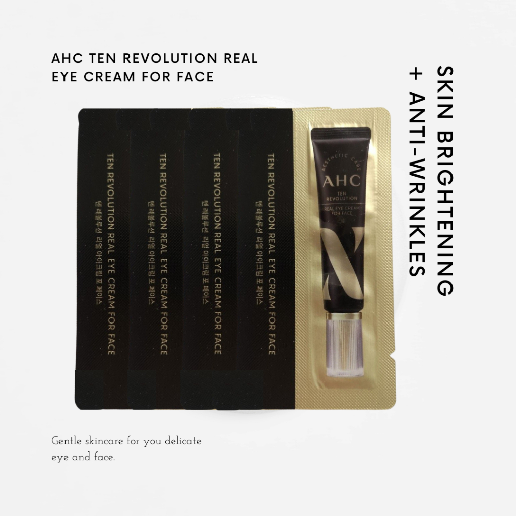 AHC Ten Revolution Real Eye Cream for Face 1ml (Sachet Sample) | Shopee Malaysia