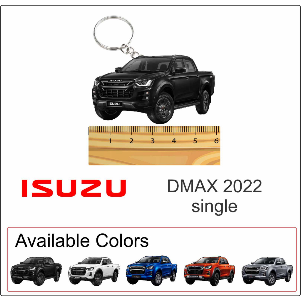 isuzu dmax 2022 multicolor d-max 2d keychain | Shopee Malaysia