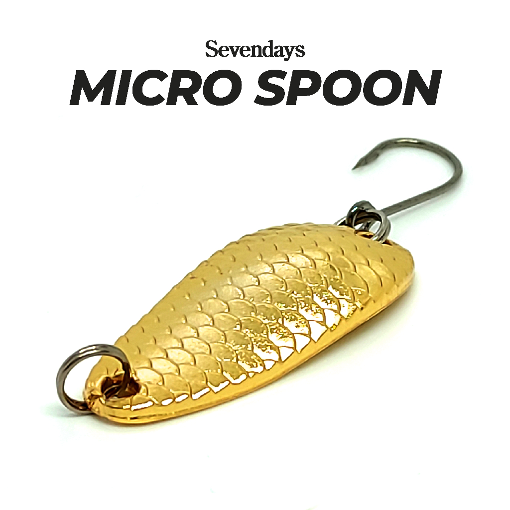 Micro Spoon 1.5g/2.5g/3.5g/5g Fishing Tackle Pancing Casting Sudu Ikan ...