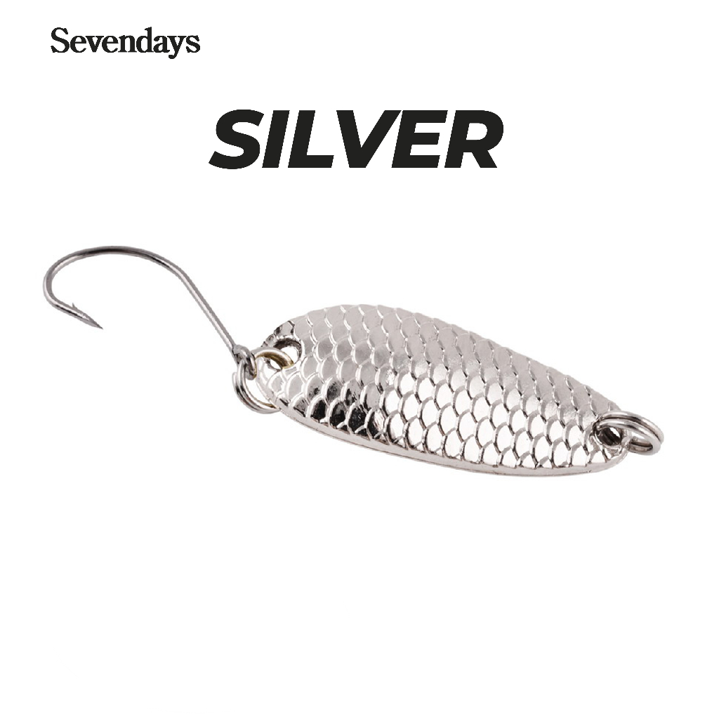 Micro Spoon 1.5g/2.5g/3.5g/5g Fishing Tackle Pancing Casting Sudu Ikan ...